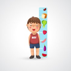 Boy growing tall and measuring N2 free image download