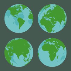 Earth globe angles N3 free image download