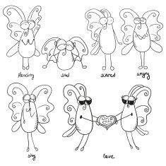 Butterfly emotions free image download