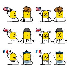 American English & French emoticons free image download