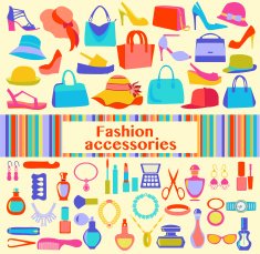 Background of fashion Women accessories free image download