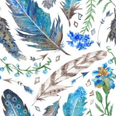 Boho Watercolor Pattern N2 free image download