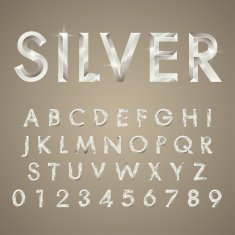 Alphabetic fonts and numbers N4 free image download