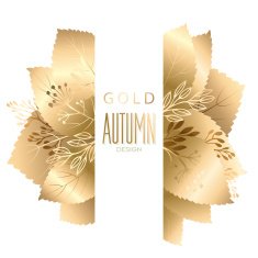 Gold fall design N10 free image download