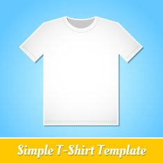 Simple T-Shirt template free image download