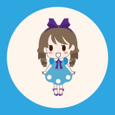 Girl cartoon theme elements vector eps N2 free image download