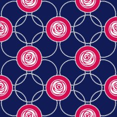 Geometrical roses flowers free image download