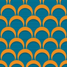 Textured seamless pattern with half-round shapes free image download