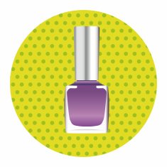 Nail polish theme elements vector eps N6 free image download