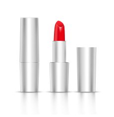 Vector red lipstick free image download