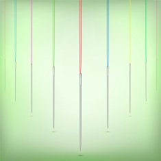 Needles Hanging on Color Thread free image download