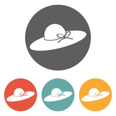 Female hat icon free image download