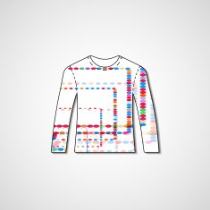 Abstract illustration on sweater N14 free image download