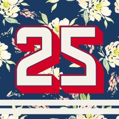 Print for T-shirts with numbers Modern design free image download