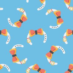 Pet dog chains flat icon eps10 seamless pattern background N7 free ...