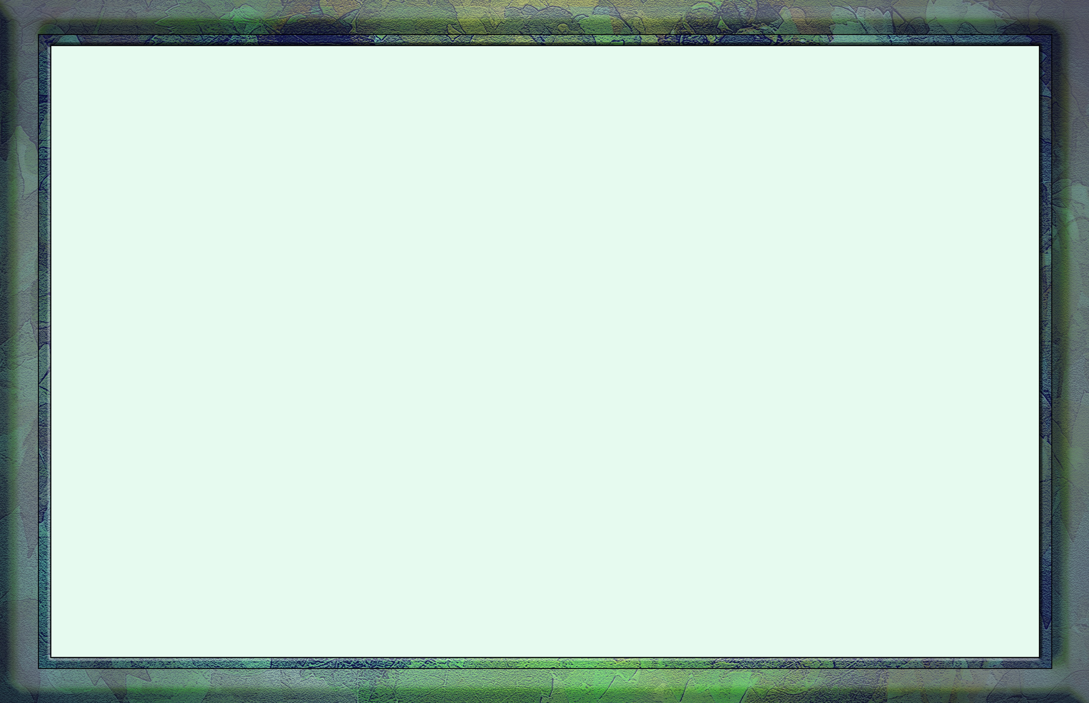 Blue and green picture frame free image download