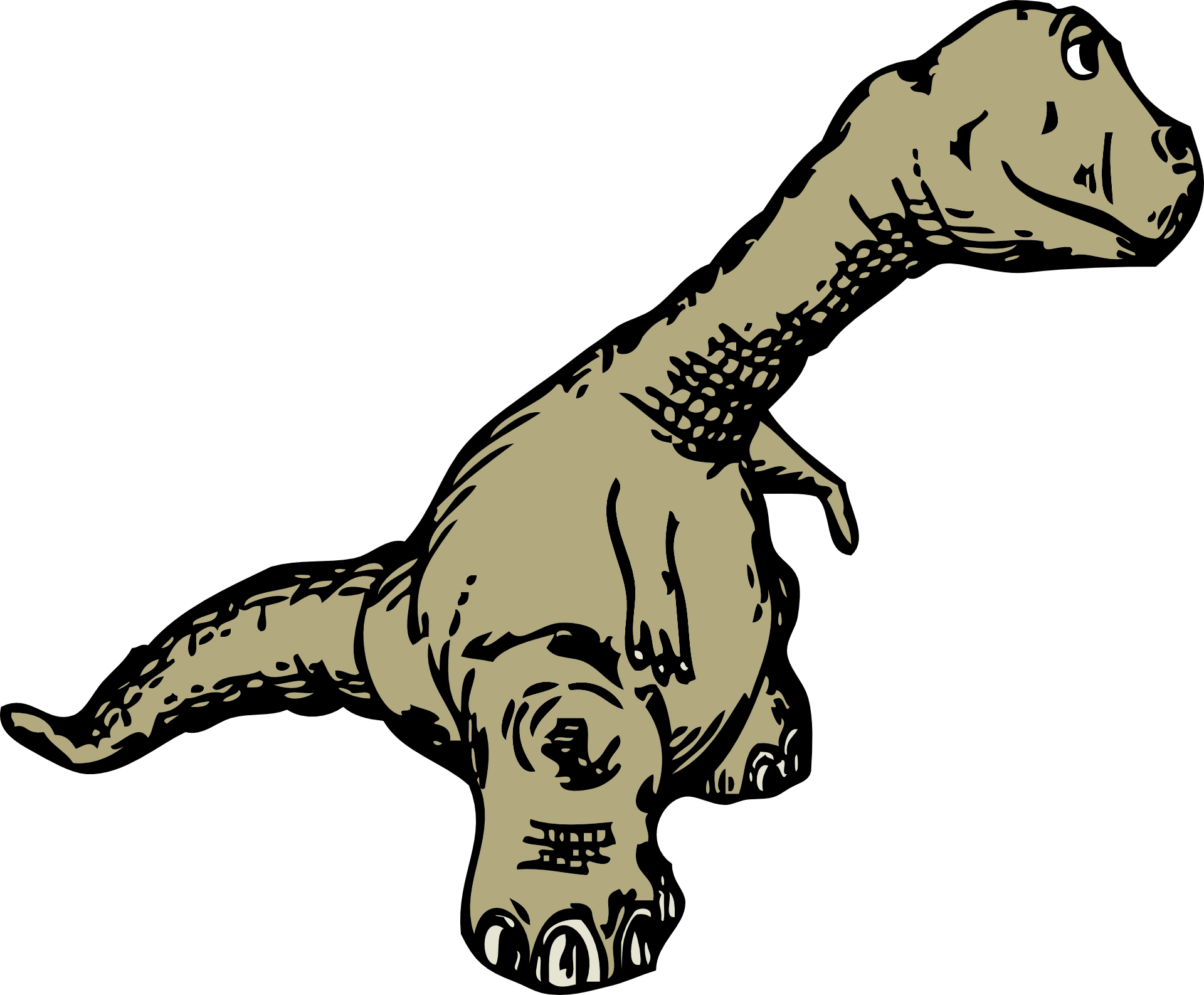 Wild dinosaur drawing free image download
