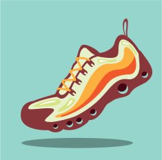 Sport Running Shoe Vector free image download