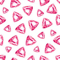 Triangle cut ruby seamless vector pattern free image download
