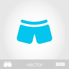 Shorts vector icon free image download