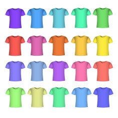 Color t-shirt design template free image download