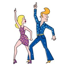 Disco couple N3 free image download
