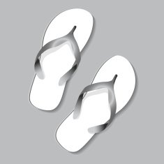 Template of beach sandal free image download