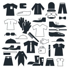 Fashion Pictogram Icons free image download