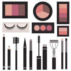 Eyes makeup vector set free image download