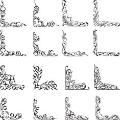 Baroque corner nice set free image download