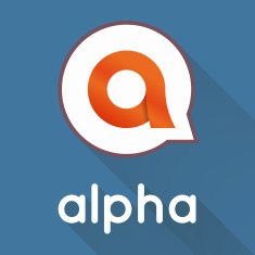 Alpha letter stylized vector free image download