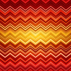 Abstract red and orange zig-zag warped stripes ethnic pattern free ...