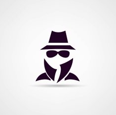 Man in suit Secret service agent icon N4 free image download