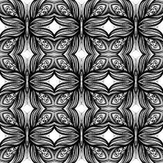 Seamless Vintage Lace Pattern (Vector) N75 free image download