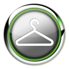 Icon Button Pictogram Coat Hanger N41 free image download