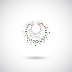 Abstract color dots icon for design N4 free image download