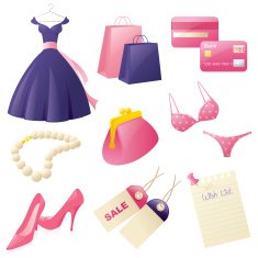 Girly Shopping free image download