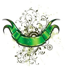 Vector grunge ribbon free image download