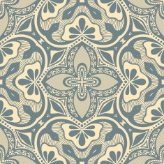 Seamless Vintage Lace Pattern (Vector) N94 free image download
