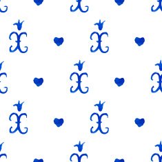 Seamless pattern with Dutch ornaments (Deflt blue style) N10 free image ...