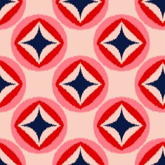 Seamless colorful circle diamonds pattern N2 free image download