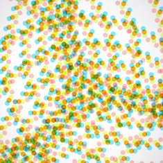 Abstract color transparency polka dots pattern background free image ...