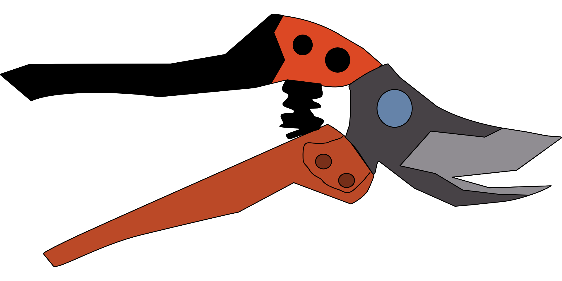 Pruners garden drawing free image download