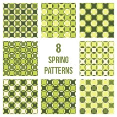 Set of eight seamless patterns N4 free image download