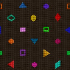 Geometric Knitted Seamless Pattern N4 free image download