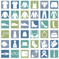 Vector Set of Wear Icons N8 free image download