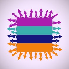 Colorful arrow tag for design free image download