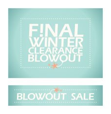 Final winter clearance banners N2 free image download