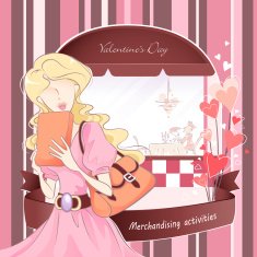 Modern beautiful lady template N2 free image download