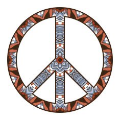 International peace symbol isolated on white N8 free image download